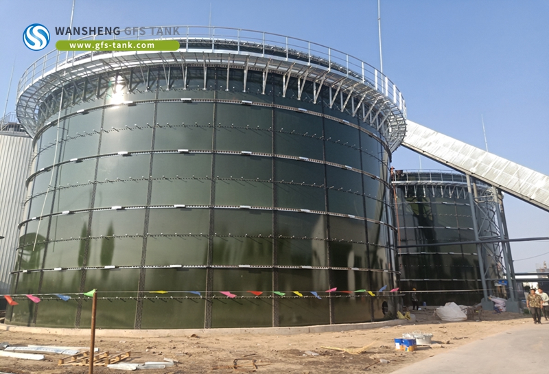 Glass Lined Steel Storage Tanks for Leachate Treatment Plant